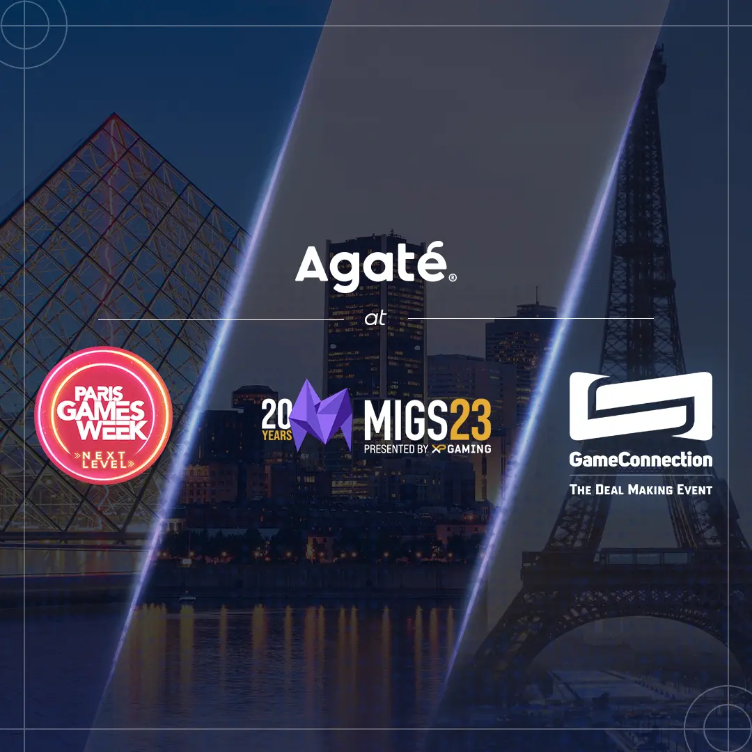 MEET AGATE AT PARIS GAMES WEEK, GAME CONNECTION EUROPE, AND MONTREAL ...