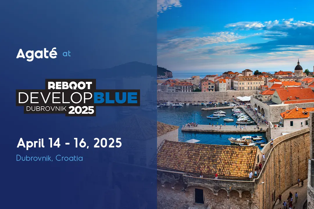 Meet Agate at Reboot Develop Blue 2025